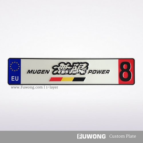 Mugen Power / TRD / Ford / Fox racing license plate | Fuwong